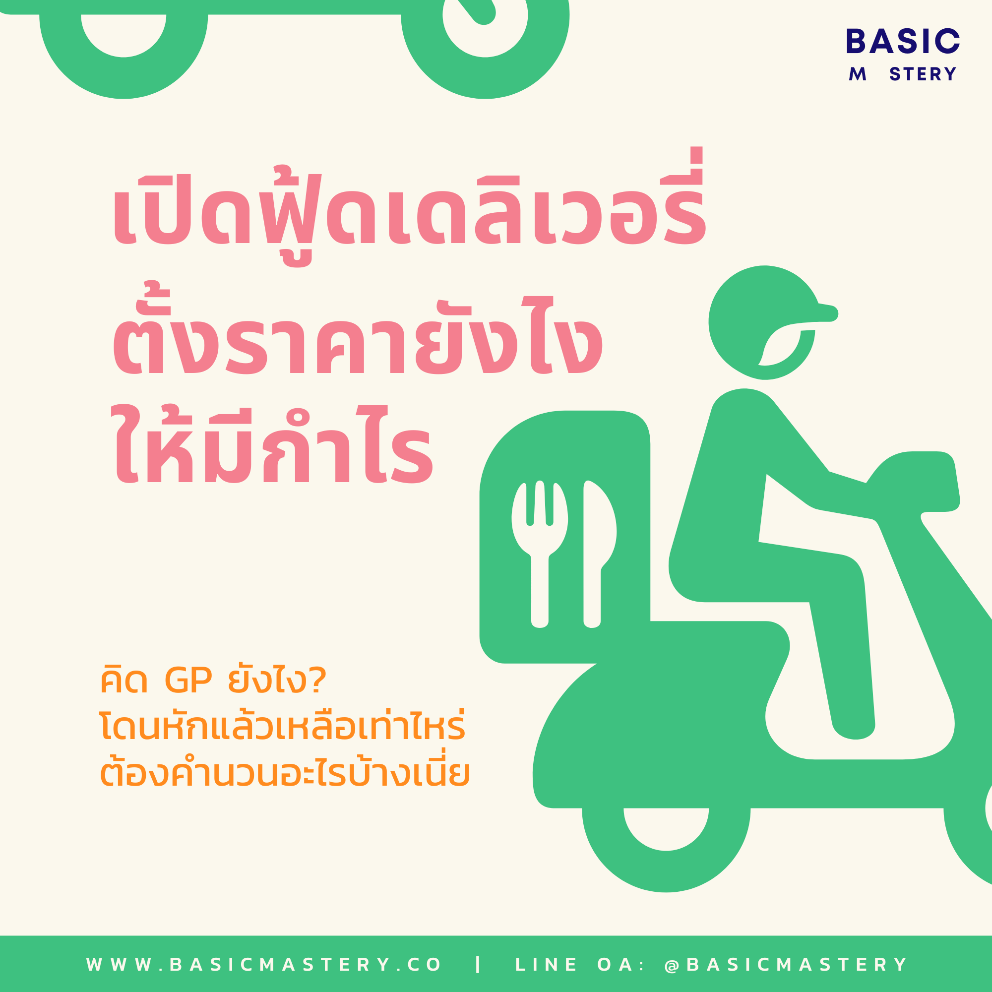 เปิดฟู้ดเดลิเวอรี่ คำนวณค่า GP ยังไง ตั้งราคายังไงให้มีกำไร เพื่ออยู่ร – basicmastery.co